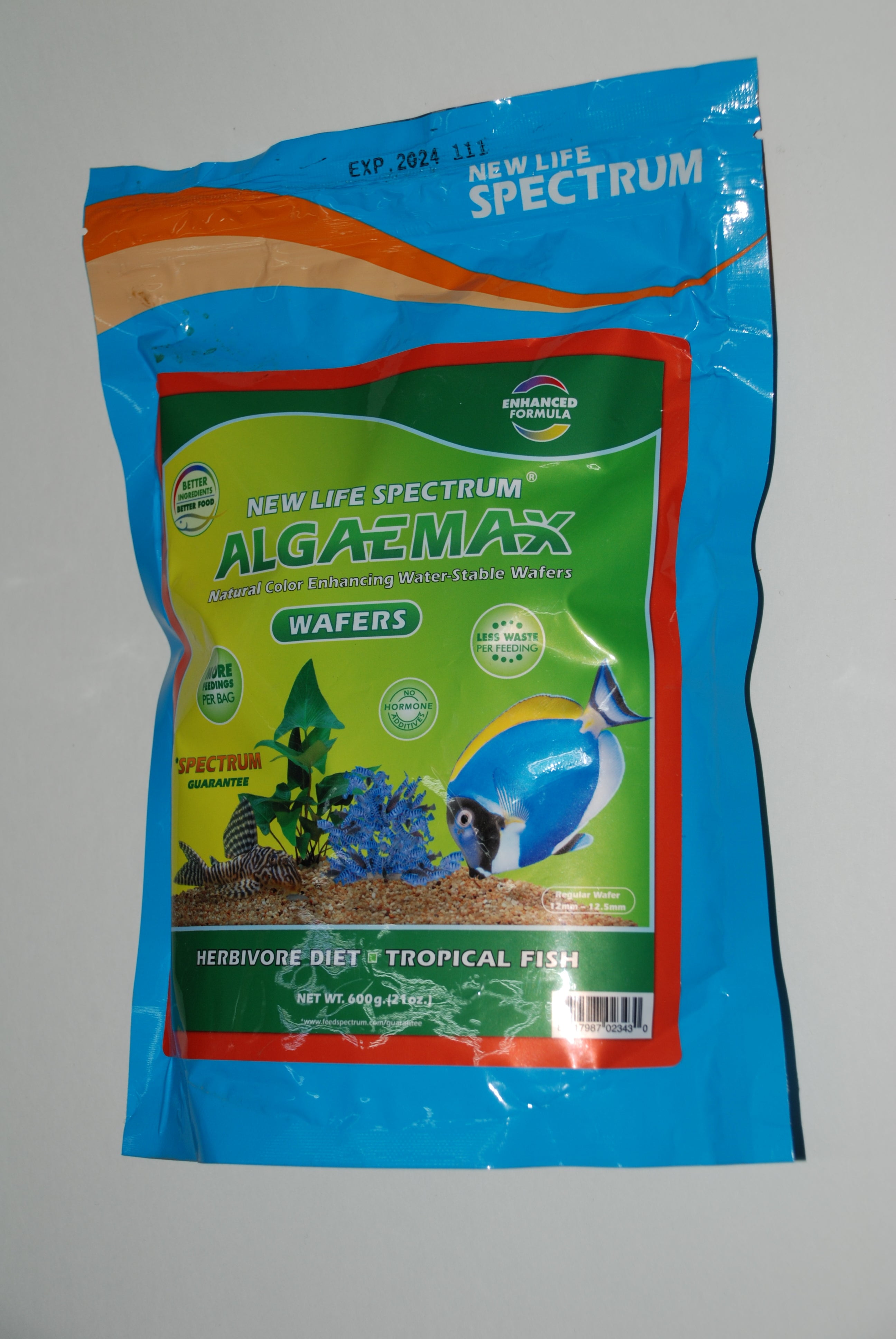 New Life Spectrum AlgaeMax Wafers for Freshwater & Saltwater Fish, 600g ...