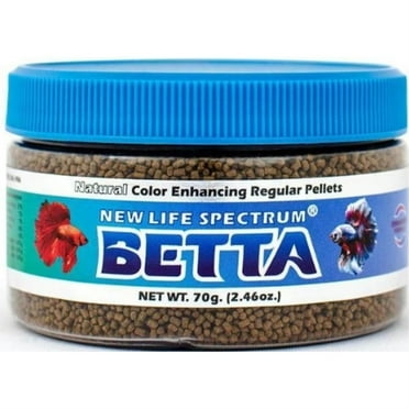 New Life Spectrum Color Enhancing Betta Fish Food Pellets, 70 g ...