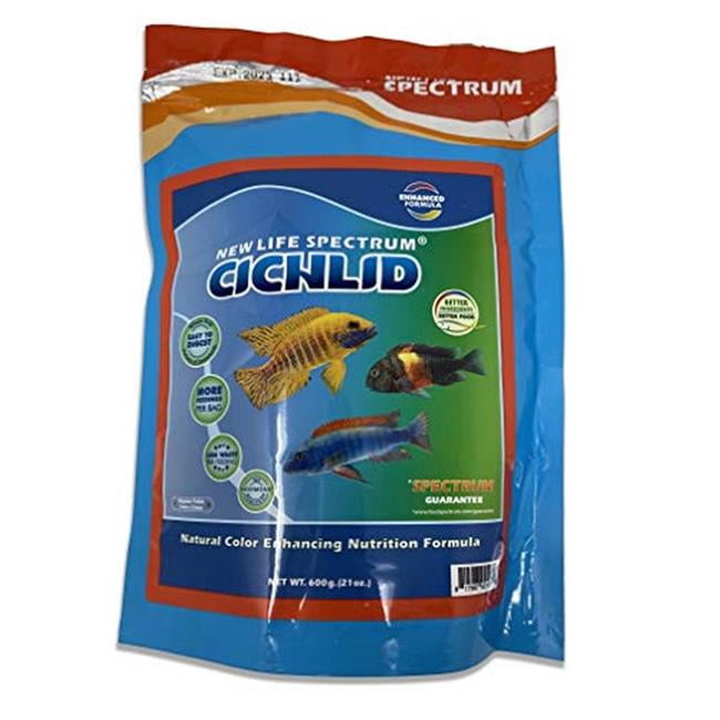 New Life Spectrum Cichlid Food Regular Sinking Pellets, 600 g - Walmart.com