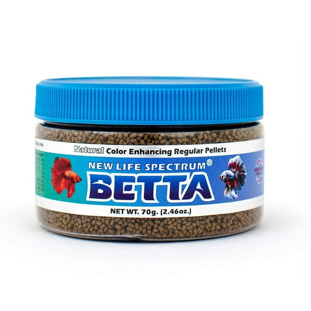 New Life Spectrum Color Enhancing Betta Fish Food Pellets, 70 g ...