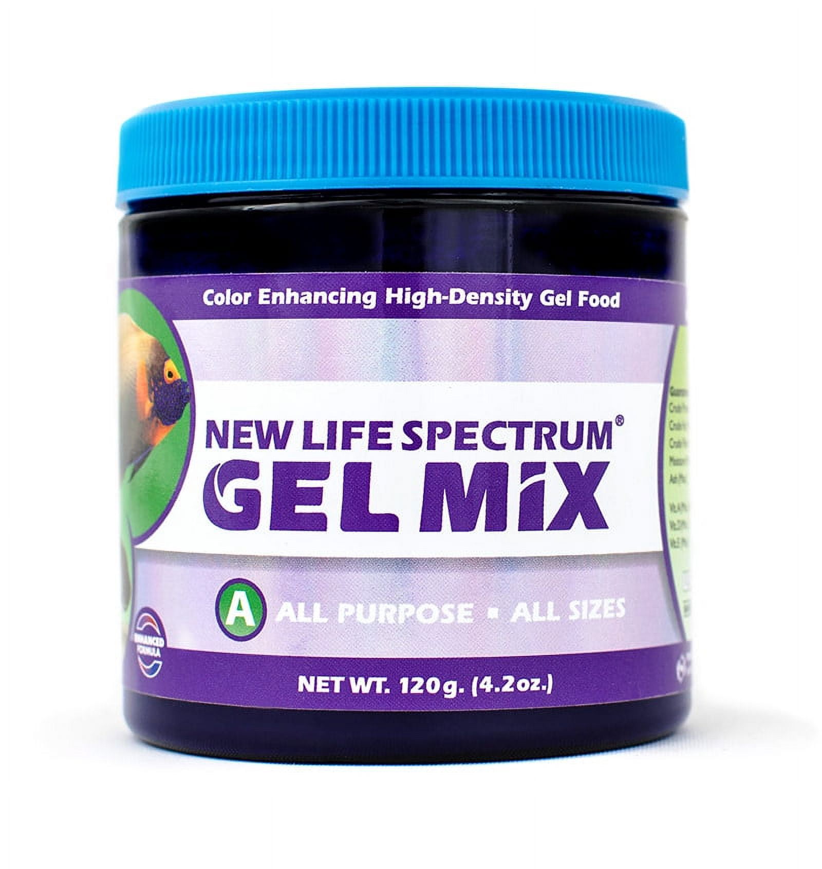 New Life Spectrum Nutrient Dense Gel Mix Fish Food, 120G - Walmart ...