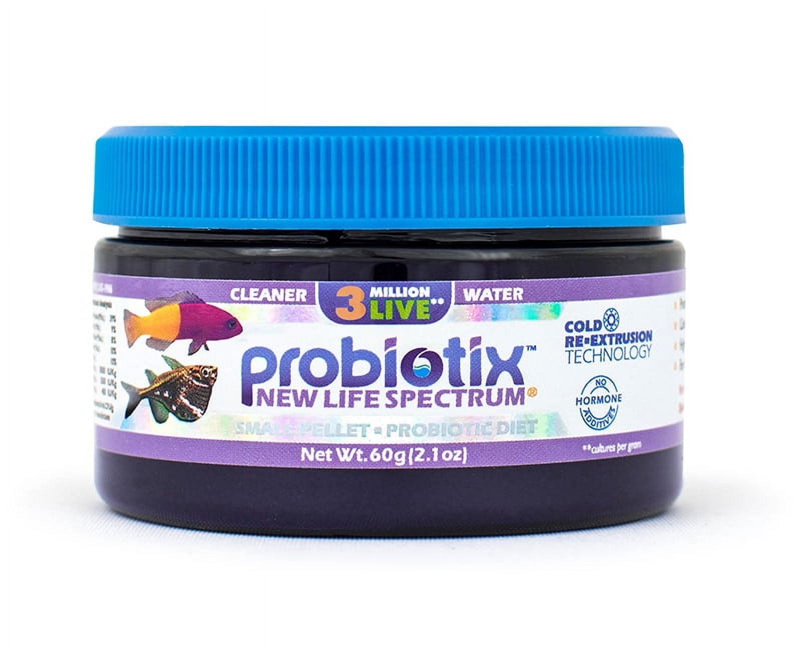 New Life Spectrum Probiotix Small Fish Food Pellets for Enhanced ...