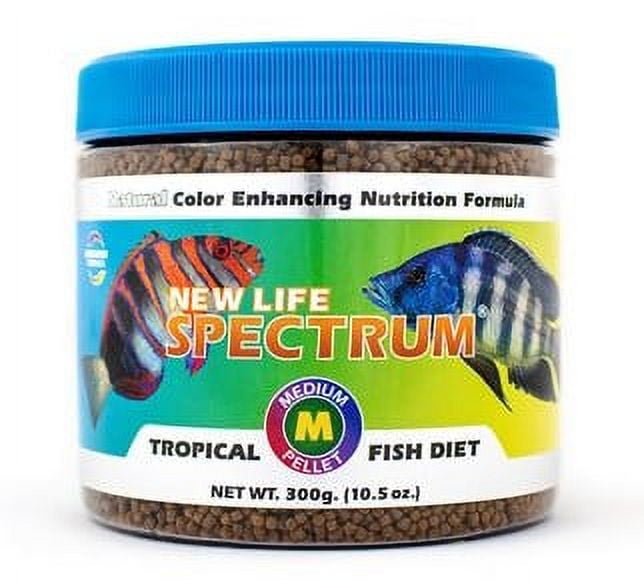 New Life Spectrum Tropical Fish Diet Fish Food Pellets, Medium (2-2.5mm ...
