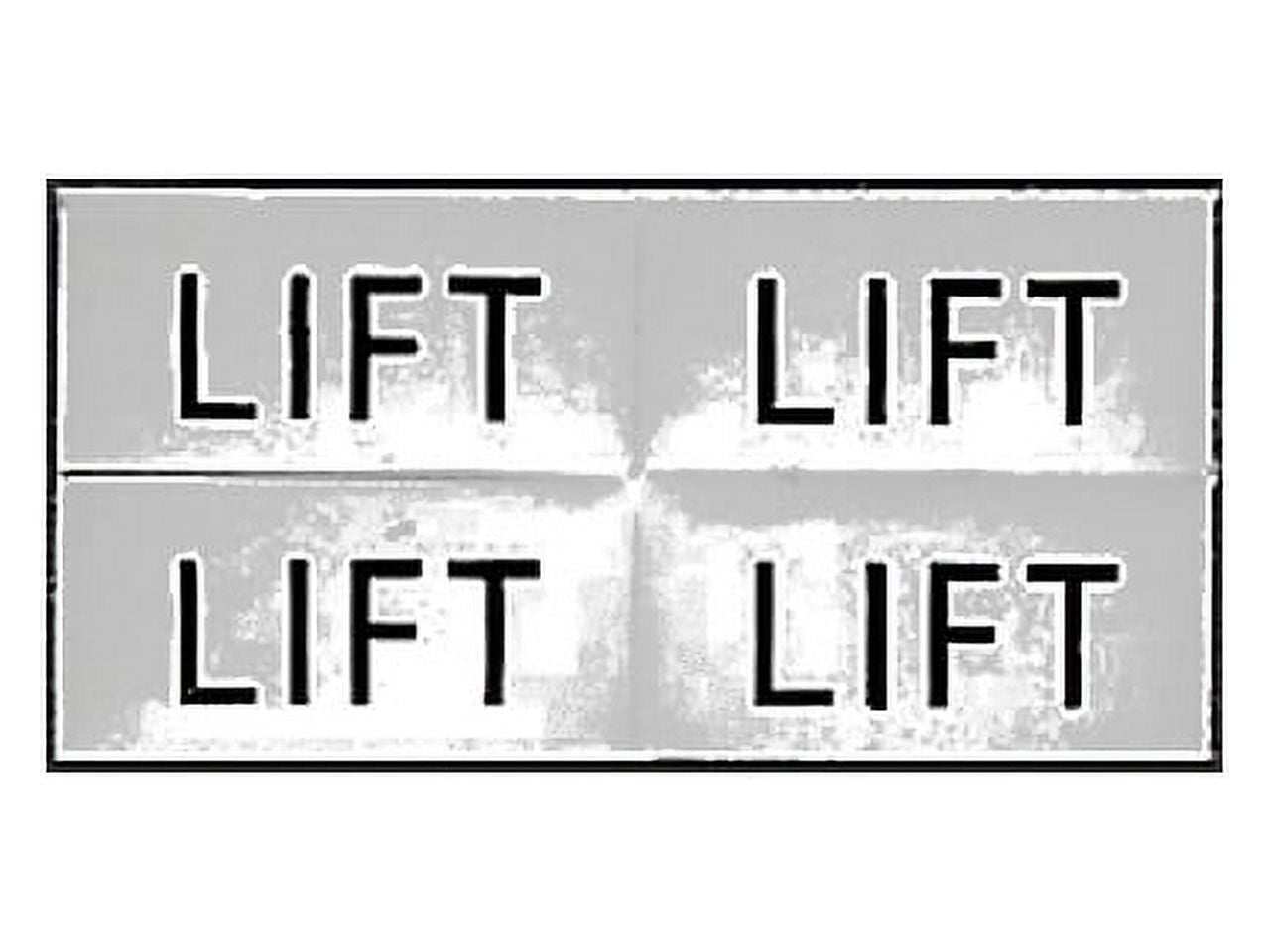 New Lift & Sling Labels bernard Engraving Il06 LIFT Label - Walmart.com