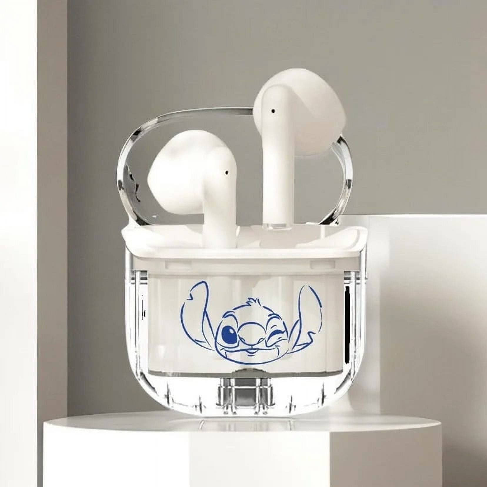 New Lilo & Stitch Angel Wireless Bluetooth Earbuds HiFi Sound HD Call ...