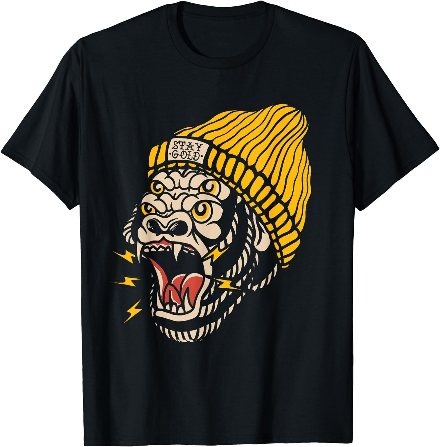 New Limited Gorilla Inked Flash, Ink Addict Traditional Tattoo T-Shirt ...
