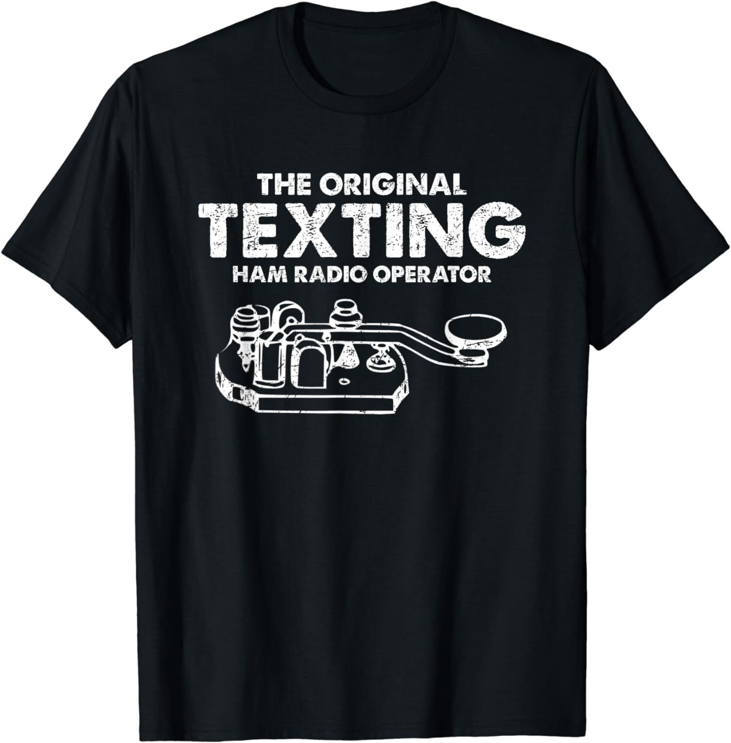 New Limited Morse Code Keyer Original Texting Ham Radio T-Shirt Free Shipping - Walmart.com