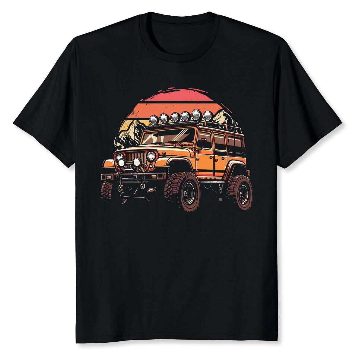 New Limited Off Road 4X4 Vintage Retro 70s Sunset Off Road T-Shirt ...