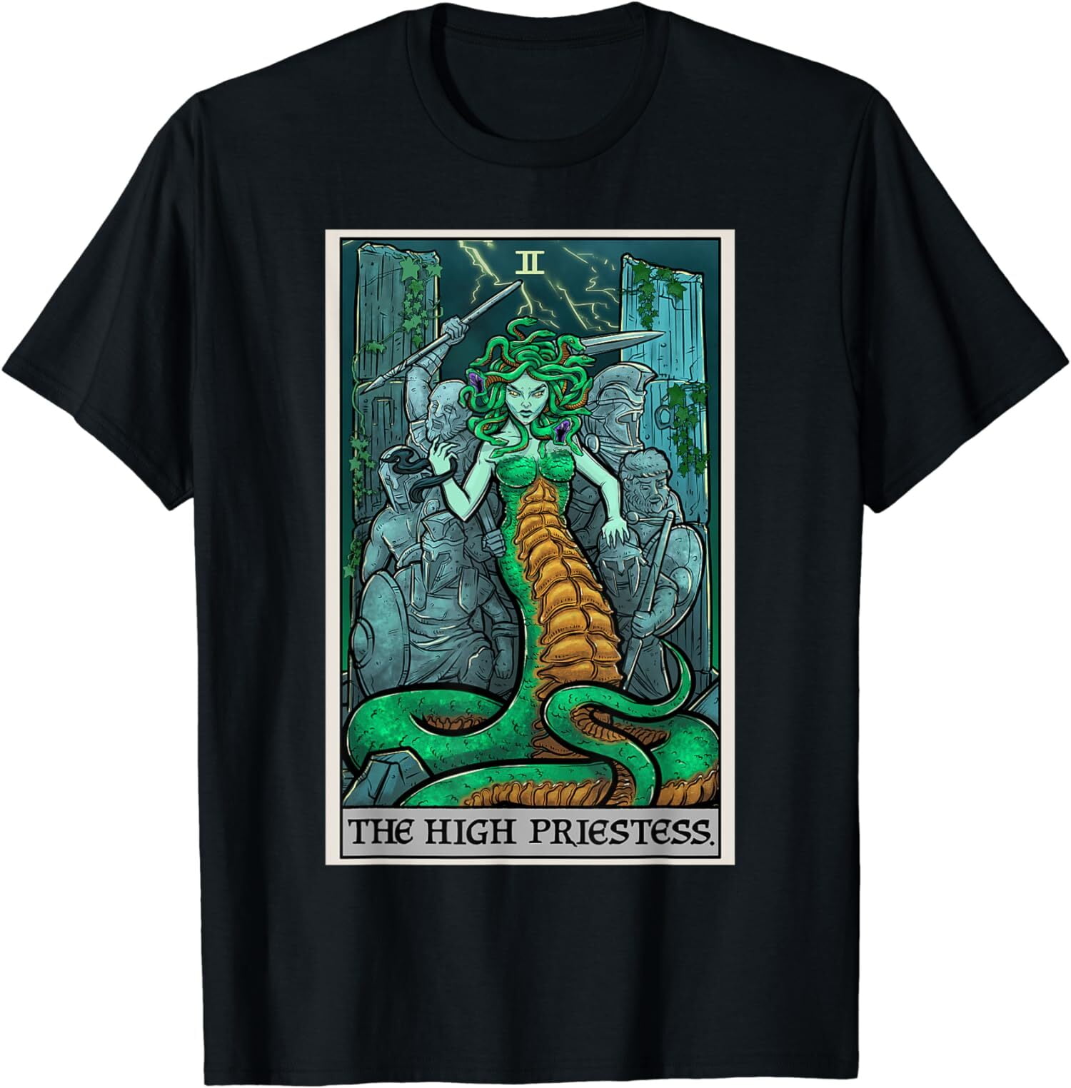 New Limited The High Priestess Tarot Card Medusa Greek Mythology Gift T ...
