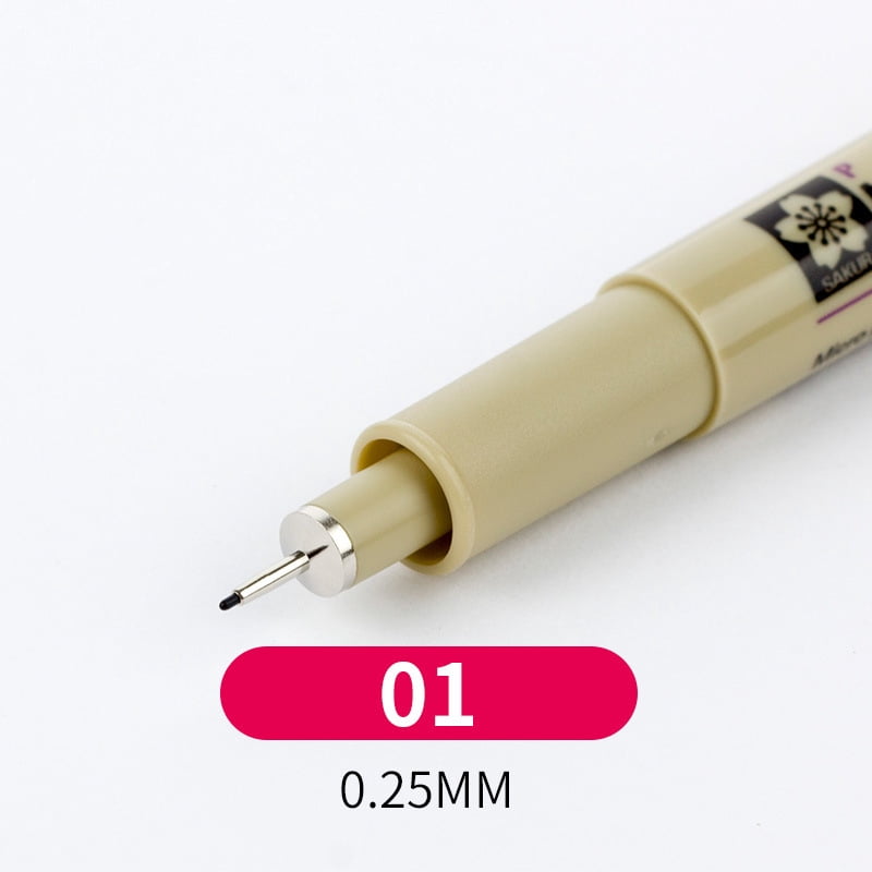 New Liner Pigma Pen Fine Line Sketching Markers Different Tip Black ...