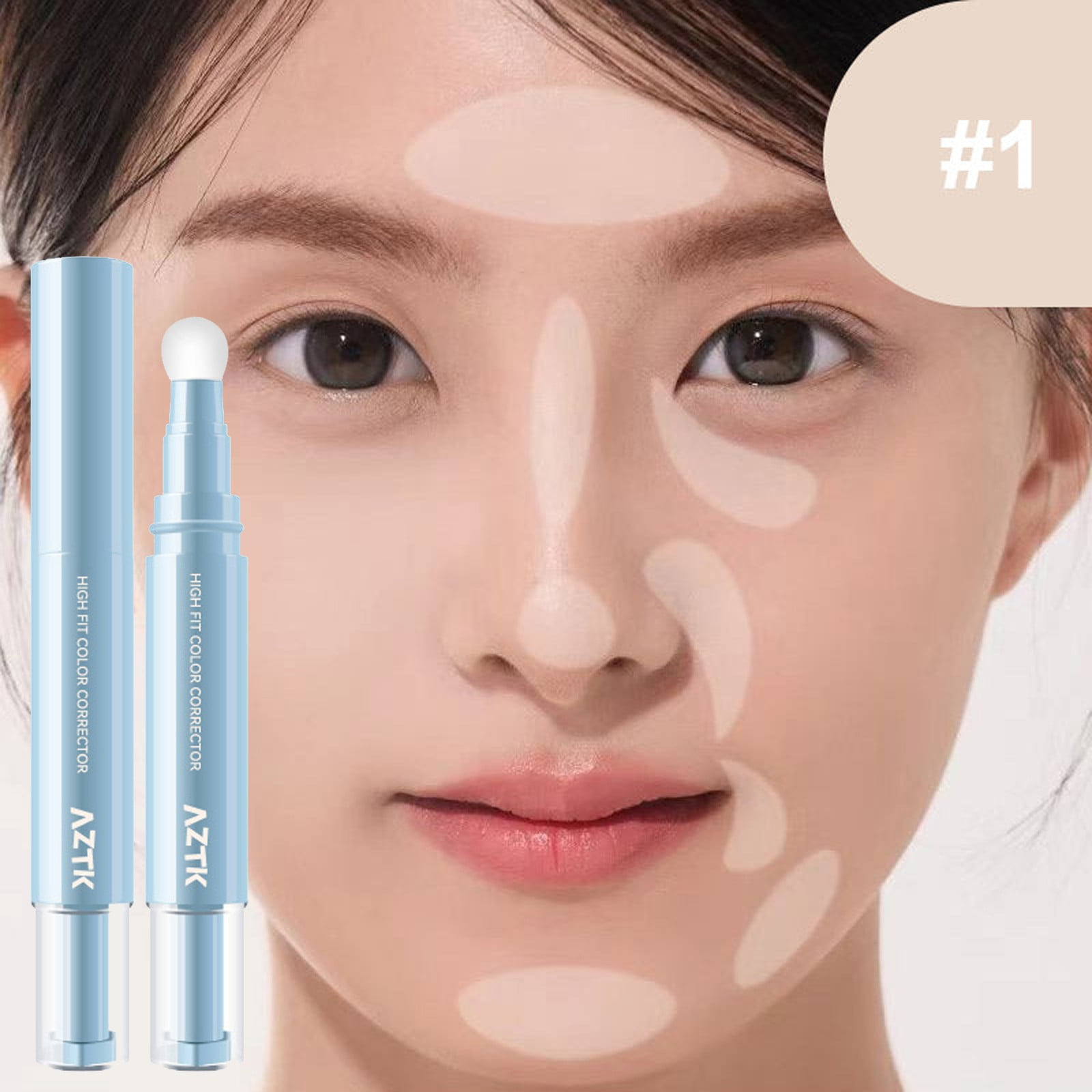 New！ Liquid Concealer Pen Effortlessly Hide Imperfections Dark Circles ...