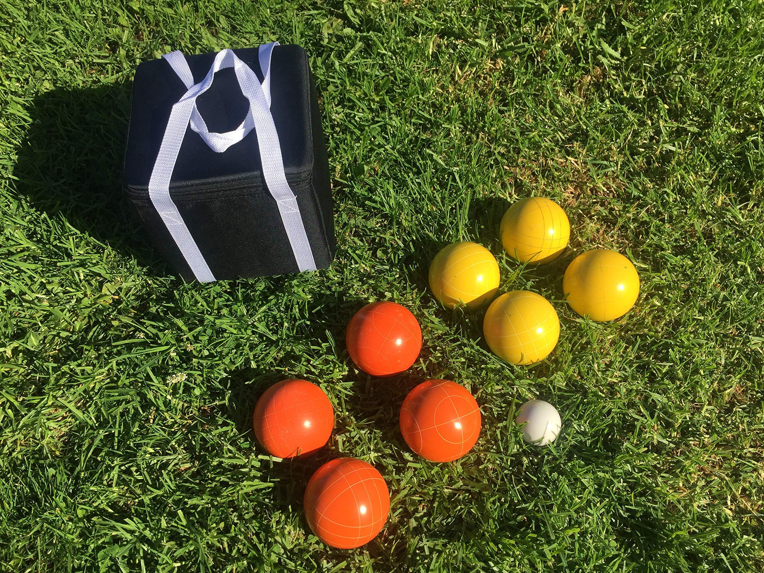 New Listing - (14 of 28) Unique Bocce Sets - 107mm with Orange and ...