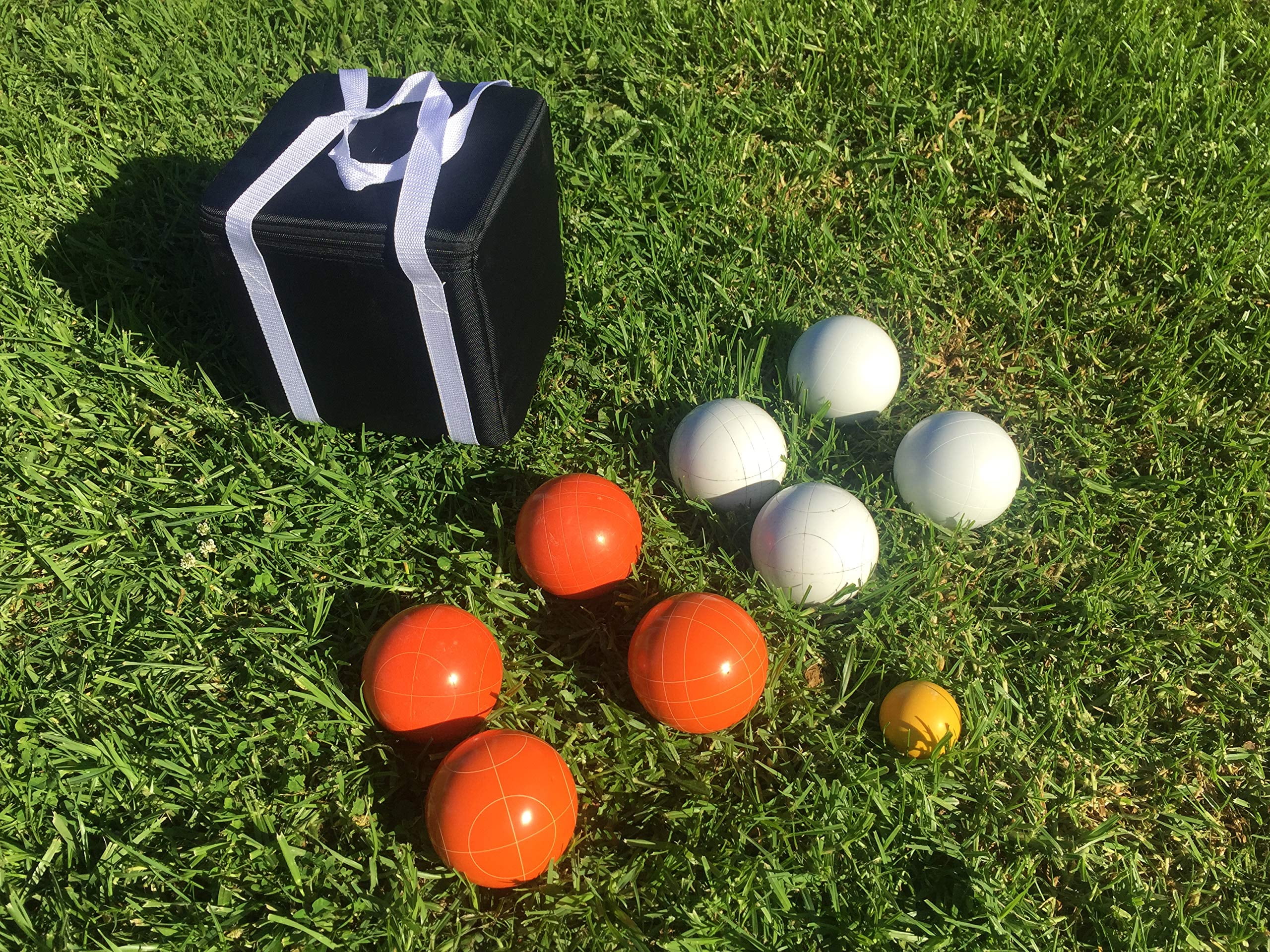New Listing - (16 of 28) Unique Bocce Sets - 107mm with Orange and ...