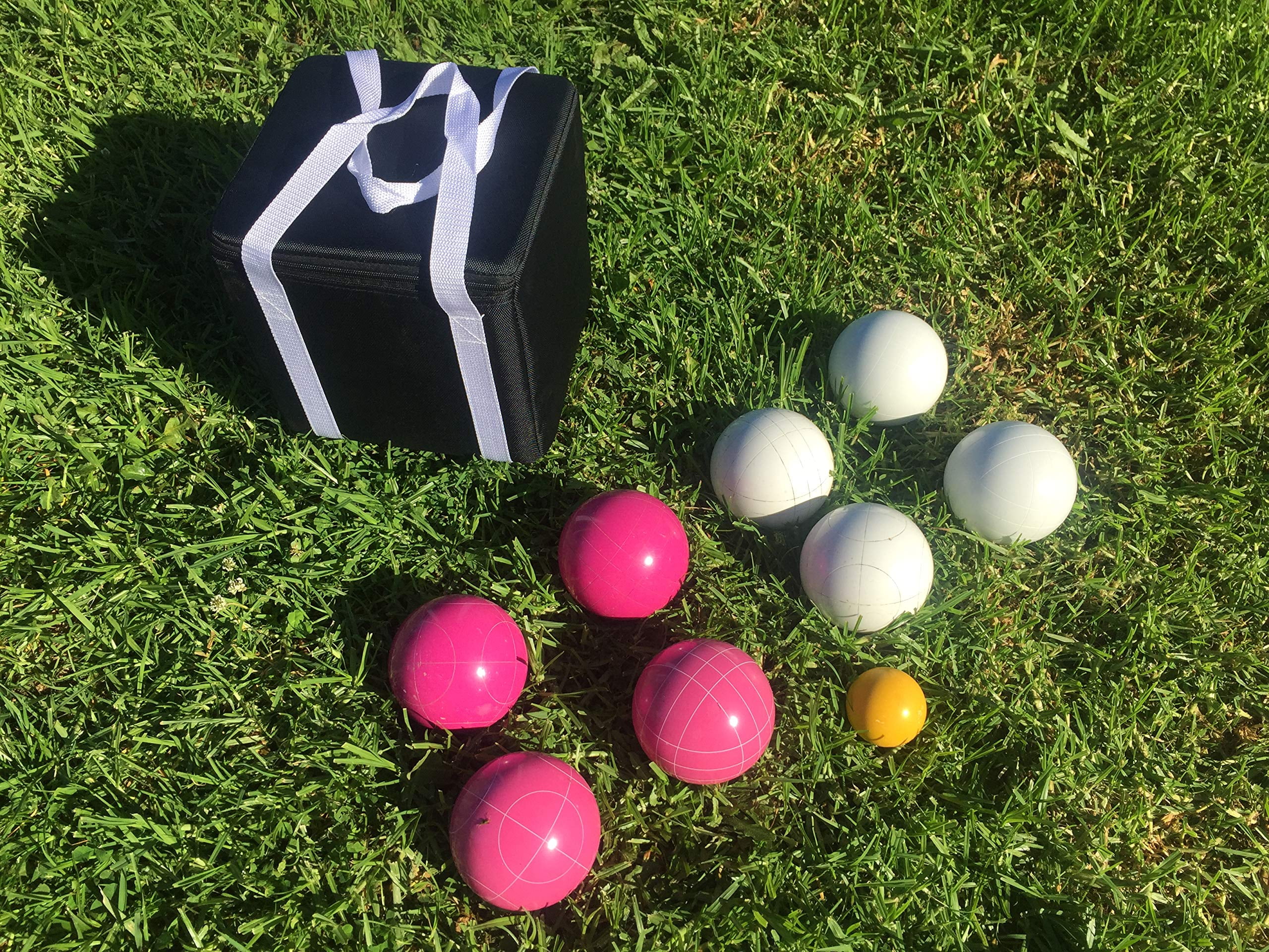 New Listing - (26 of 28) Unique Bocce Sets - 107mm with Pink and White ...