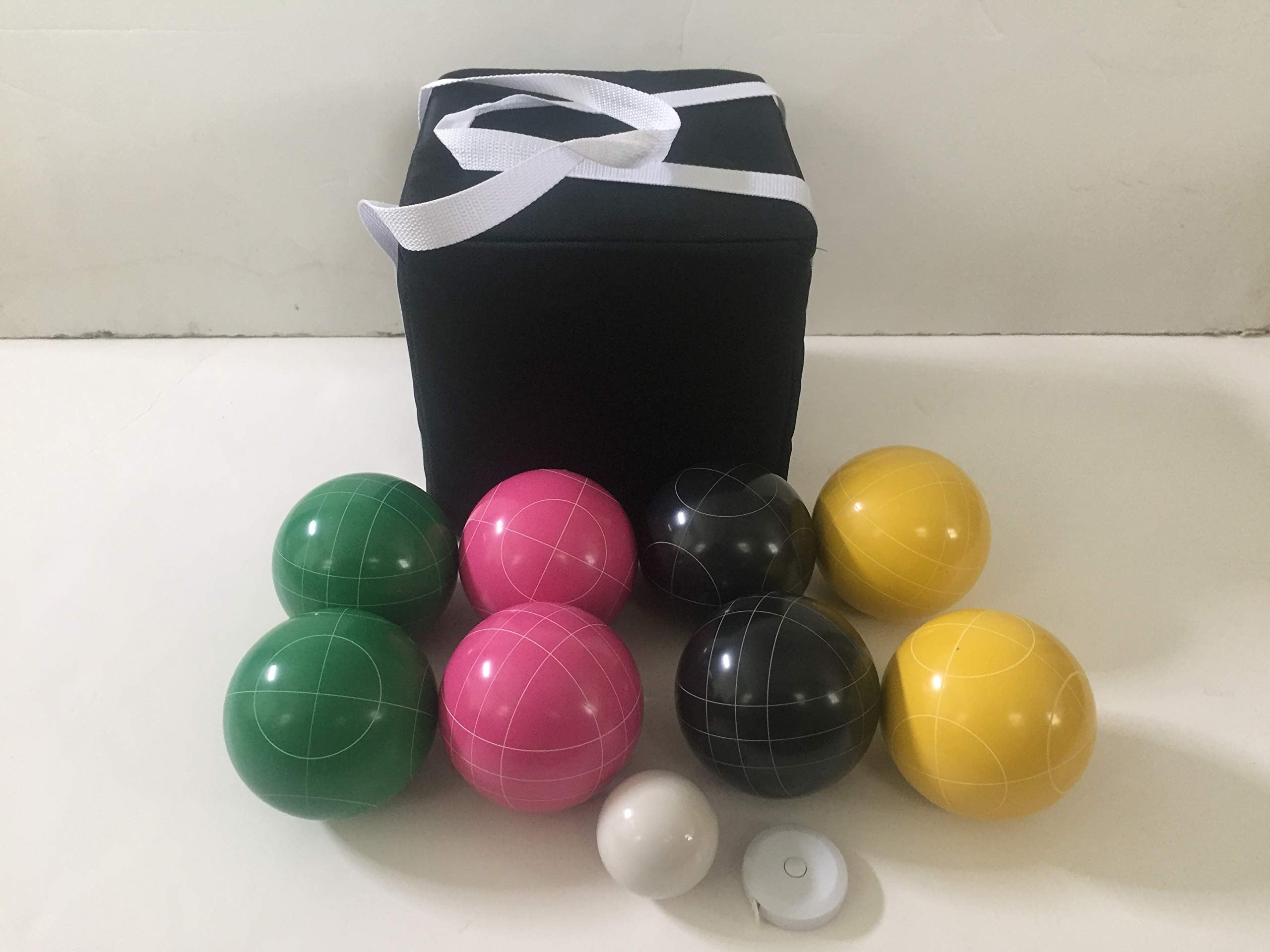 New Listing - (5 of 10 Options) Unique Bocce Sets - 107mm with Green ...