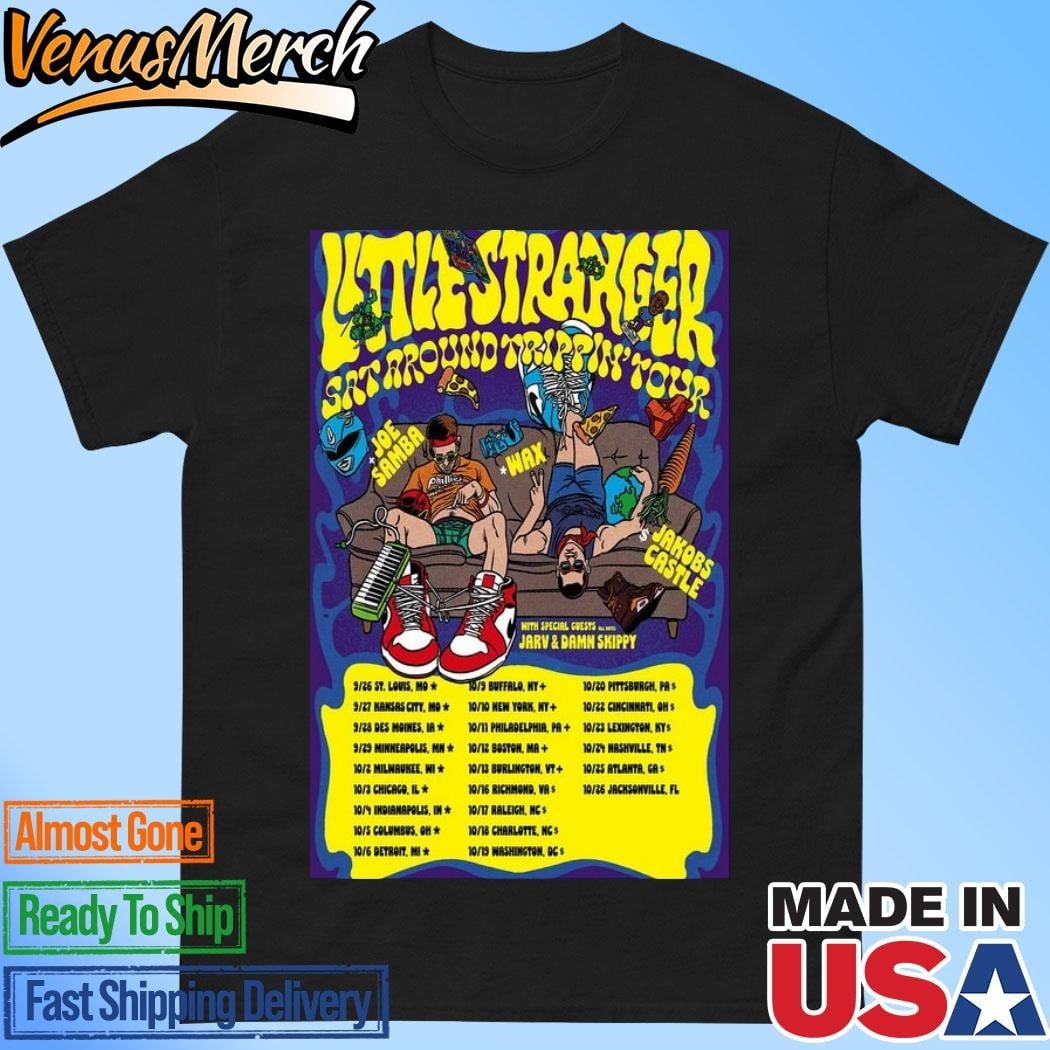 New Little Stranger Sat Around Trippin Tour 2024 Poster Shirt - Walmart.com