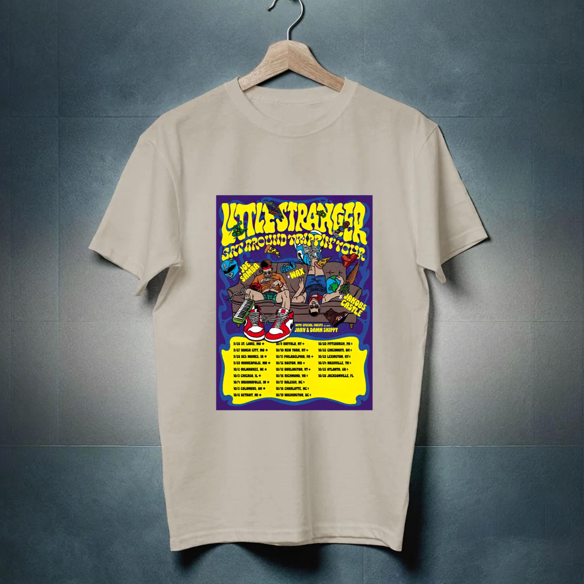 New Little Stranger Sat Around Trippin Tour 2024 Shirt - Walmart.com