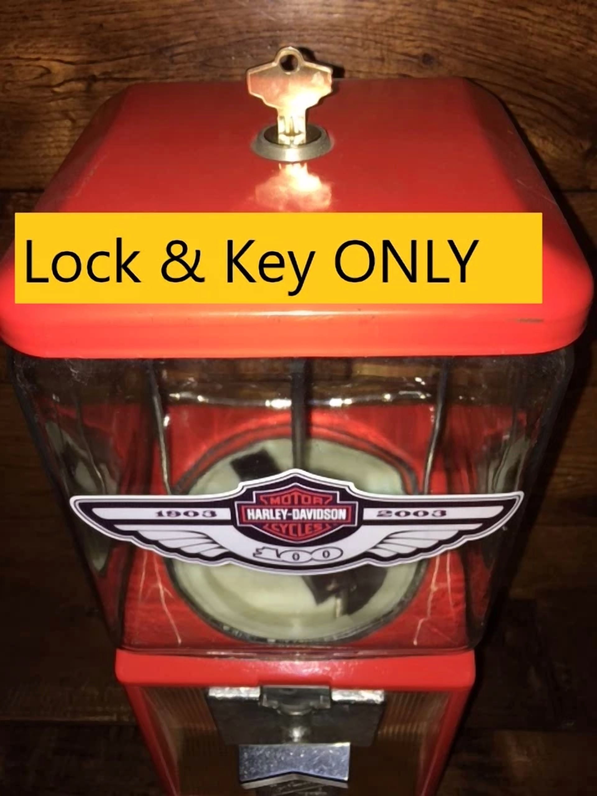 New Lock & Key Set Used In Northwestern Gumball Candy Bulk Vending ...