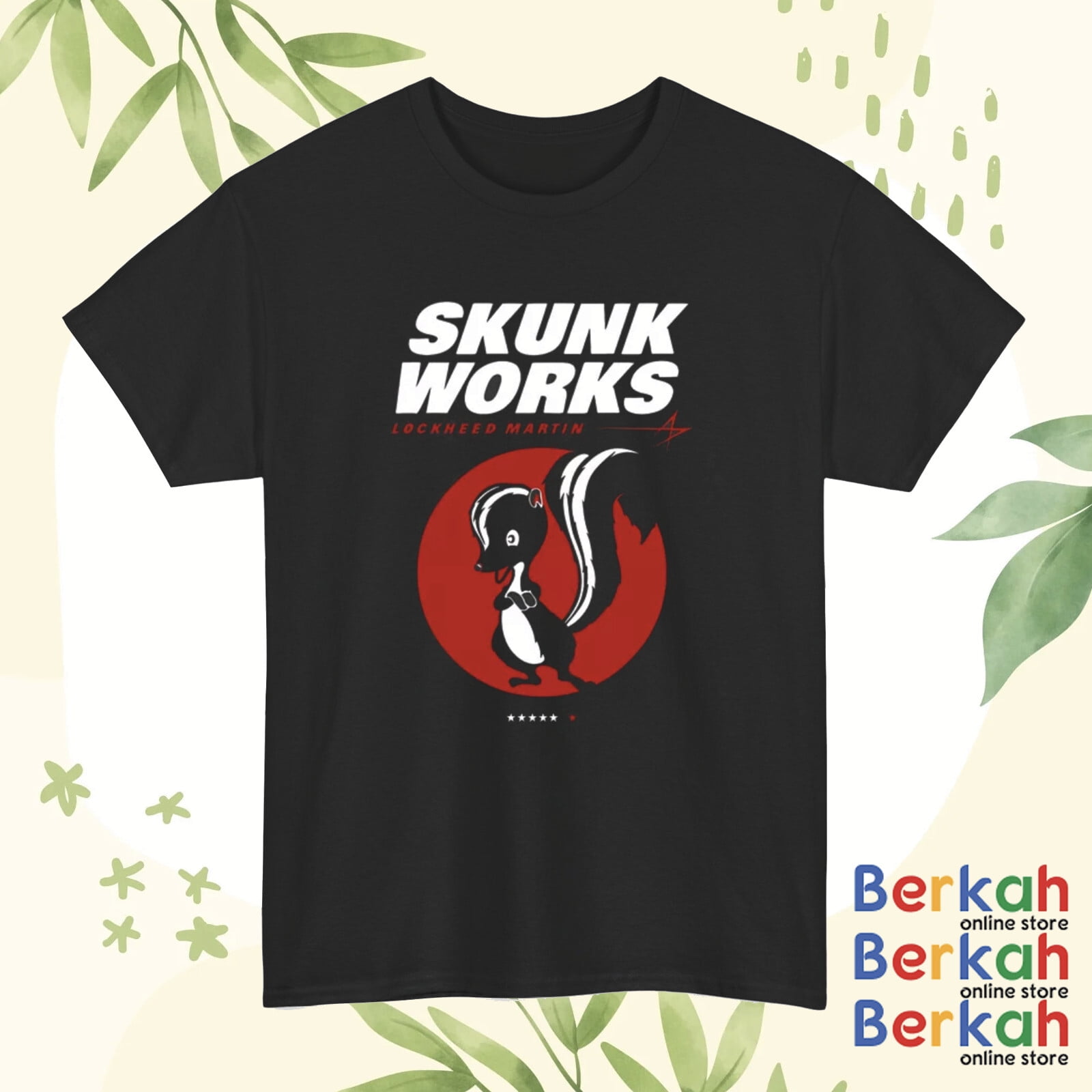 New Lockheed Martin Skunk Works Men's Tee T-shirt Size S-5XL USA Logo ...