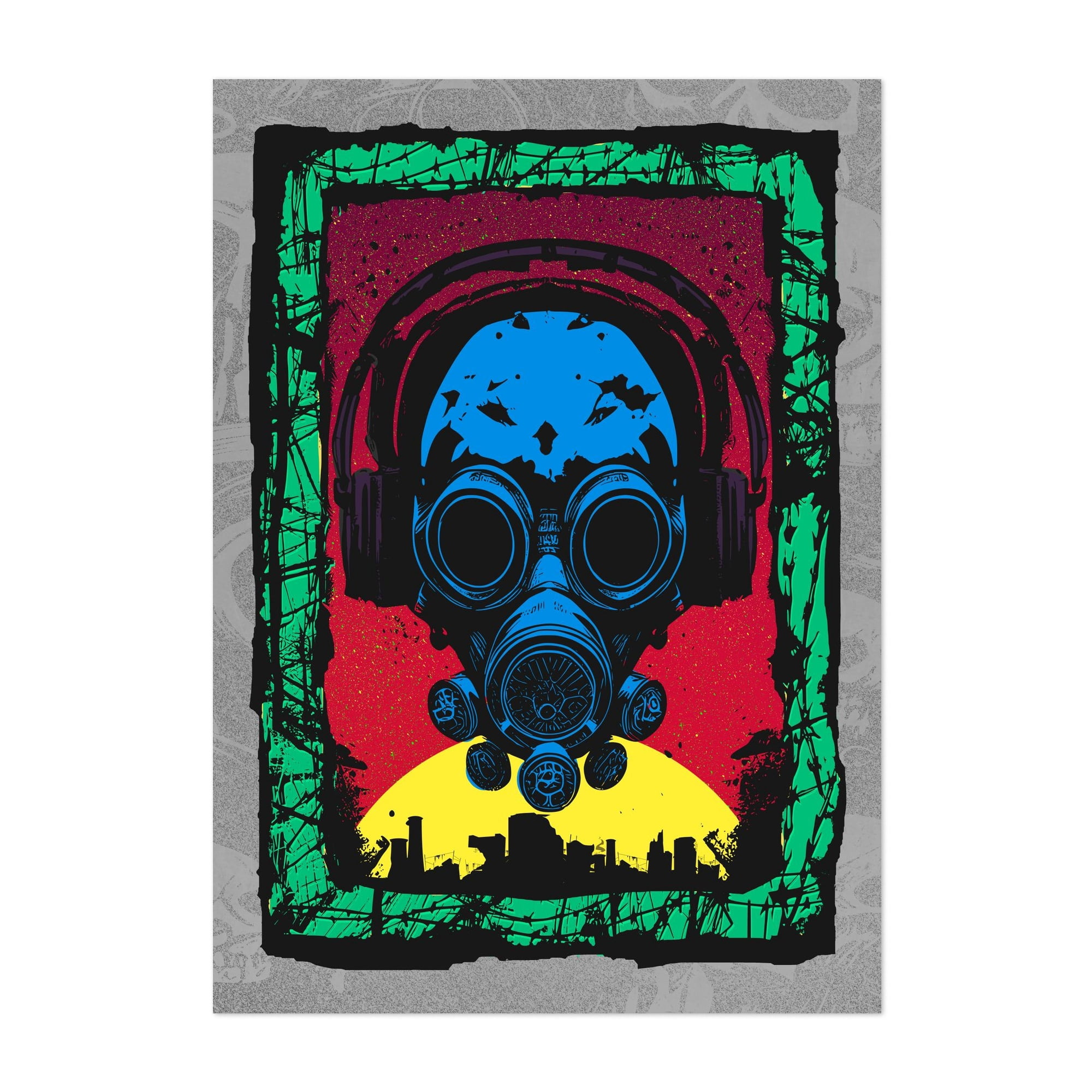New Look - Illustration Surrealism Psychedelic Industrial Skull ...