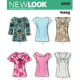 New Look Sewing Pattern 6808 Misses Tops, Size A - Walmart.com