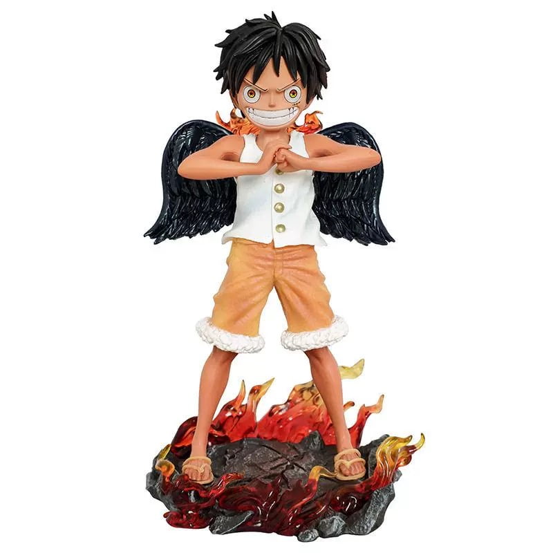 New Luffy (Angel Ver) Character Anime Statue Figurine Desktop Ornament ...