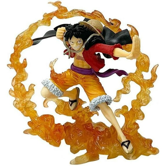 New Luffy Figure Battling Monkey D. Luffy Anime Figures 14cm/5.5inch ...