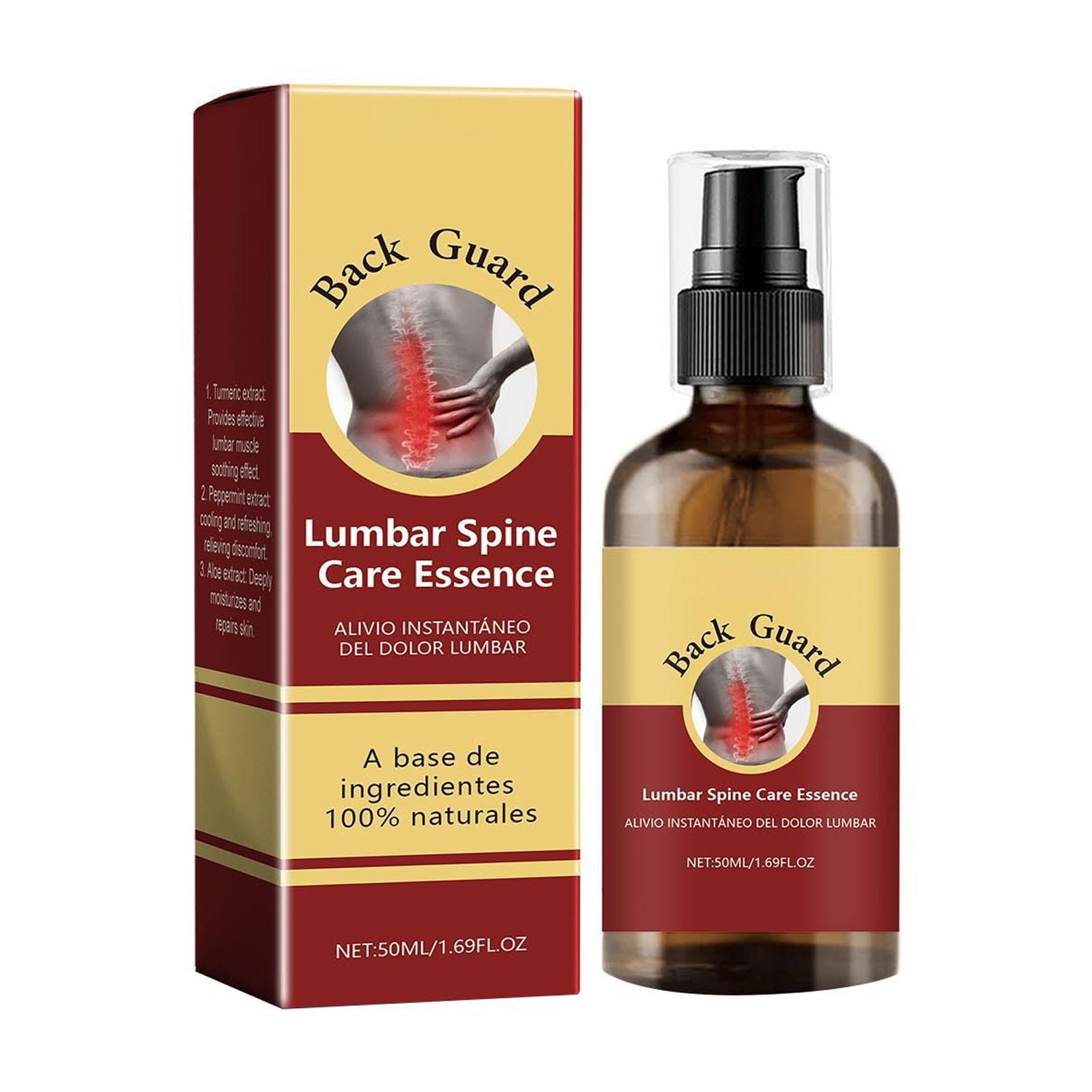 New Lumbar Body Joint Hands And Feet Lumbar Spine Muscle Body Care50ml ...