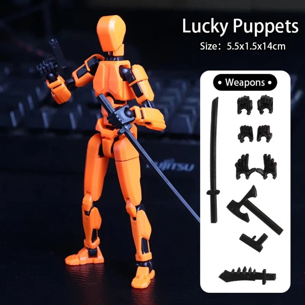 New Luminous 13 Joint Movable Doll Transformable Robot 3D Printing ...