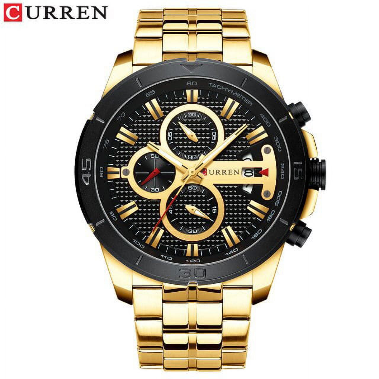 New Luxury Brand Curren Quartz Watches Sporty Men Wristwatch With ...