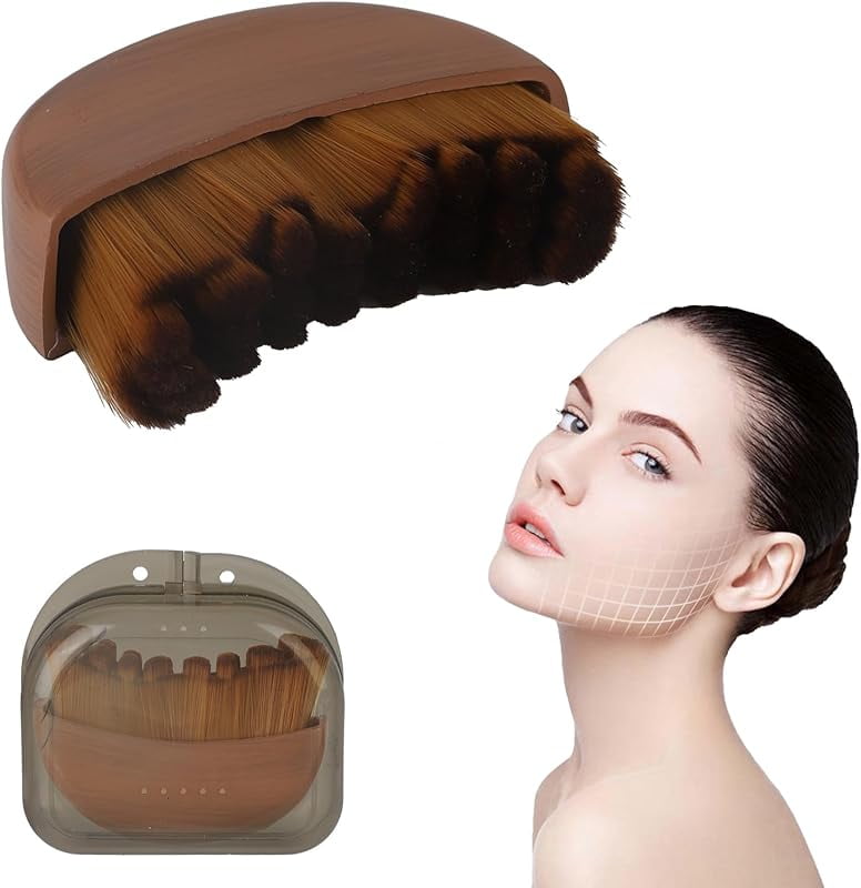 New Lymphatic Contour Face Brush with Super Soft Bristles, Reduces ...