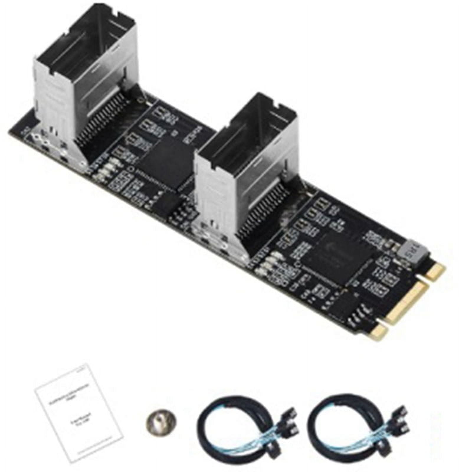 New M.2 to Card PCI Express 3.0 M2 to Multiplier Adapter 8 Port 3 6Gbps ...