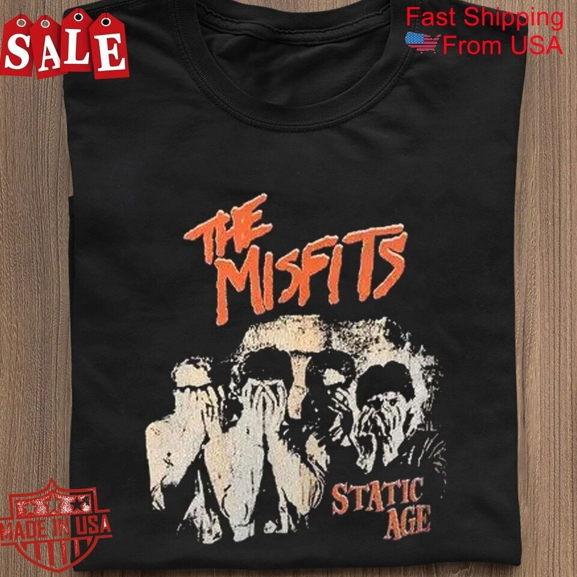 New MISFITS Static Age Gift For Fans Unisex All Size Shirt - Walmart.com