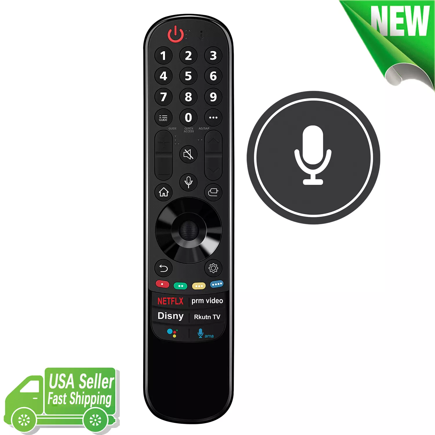 New MR22GN Magic Replaced Remote Control for LG TV(2022) OLED55G2PUA ...