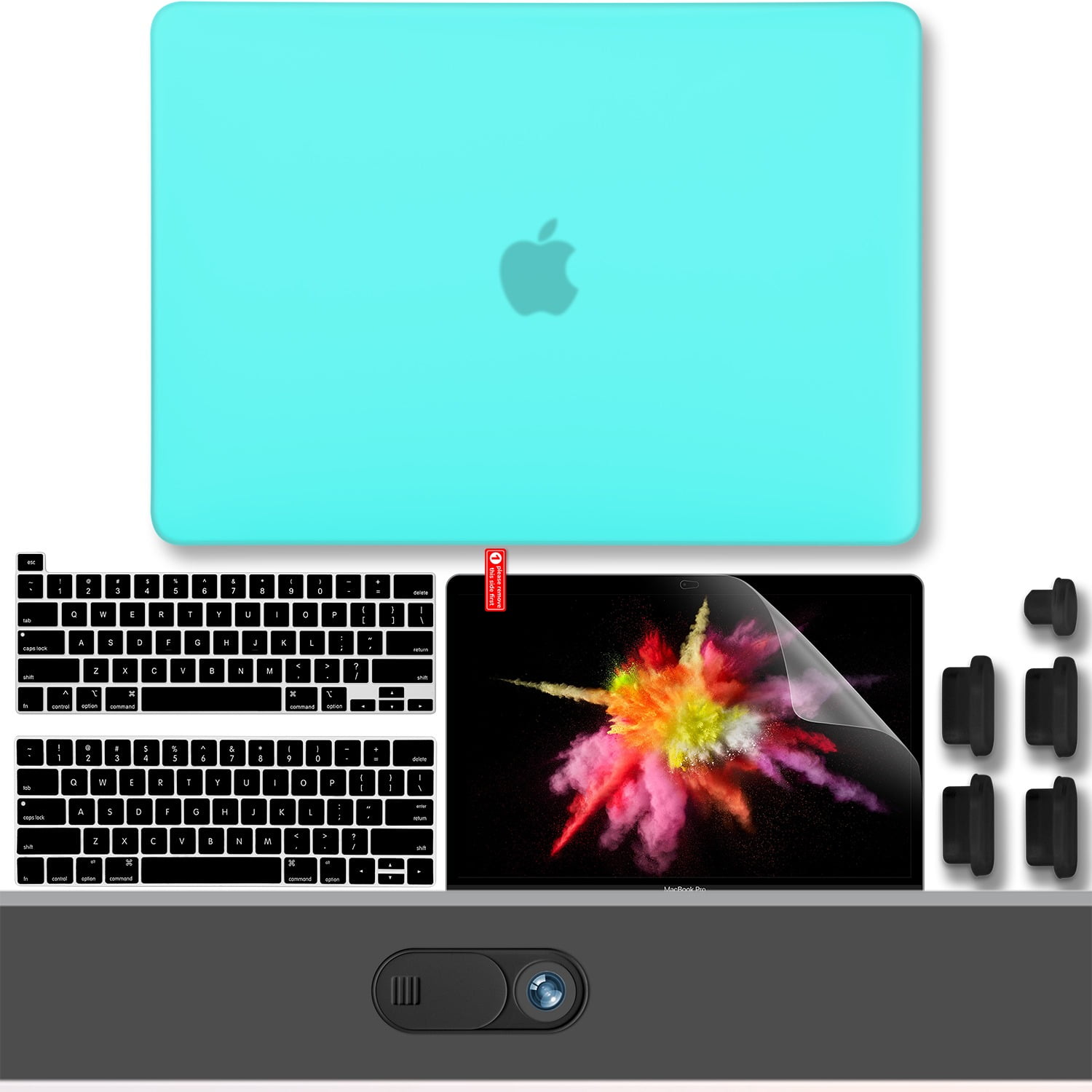 New MacBook Pro 13 Case 2020 A2338 w/ M1 A2251 A2289 A2159 A1989 A1708, GMYLE Webcam Cover, Dust ...