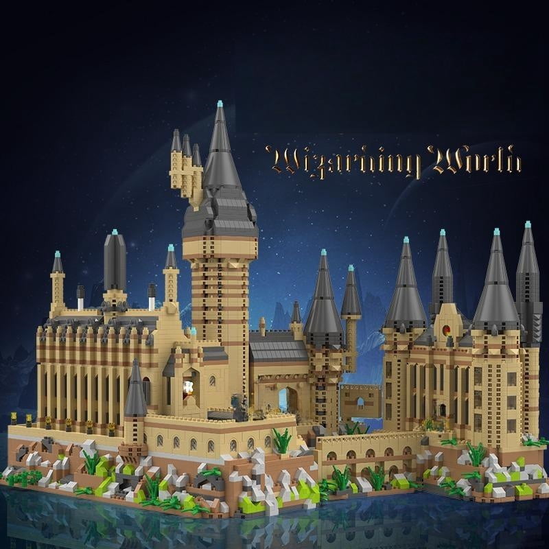 New Magic Hogwarts Castle Micro Building Blocks Street View ...