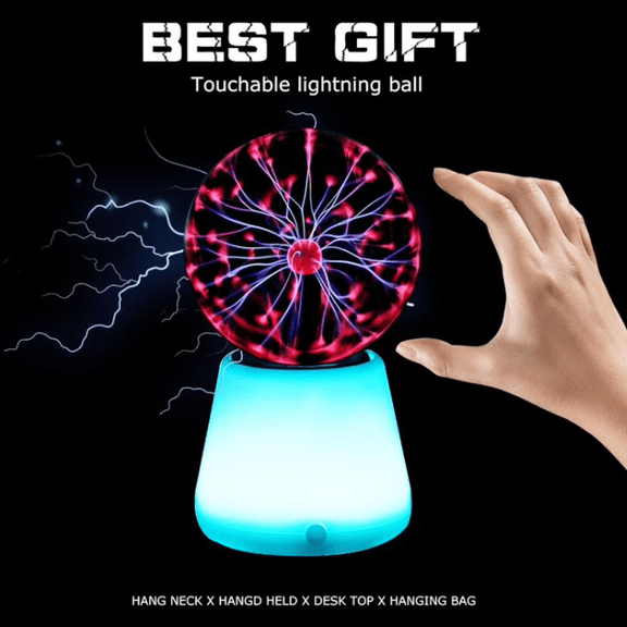 Playbees Green Plasma Ball - 7 Inch - Static Electricity in a Vacuum ...