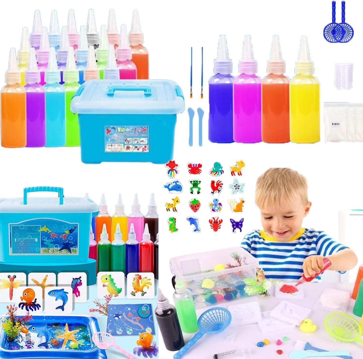 New Magic Water Elf Toy Kit 3D Ocean DIY Water Magical Creatures ...