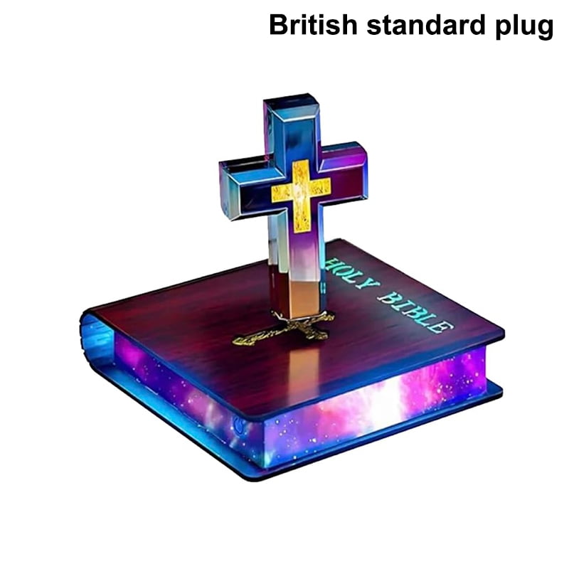 New Maglev Cross Table Lamp Levitating Cross Lamp Jesus Blessing Light ...