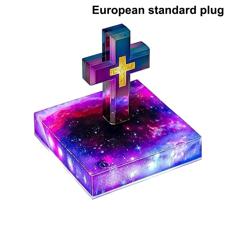 New Maglev Cross Table Lamp Levitating Cross Lamp Jesus Blessing Light ...