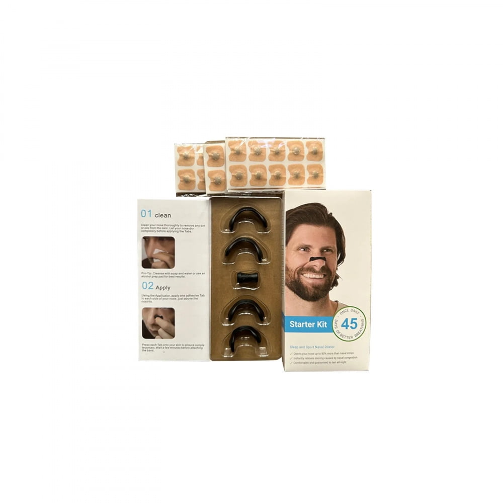 New Magnetic Nasal Breathing Nose Dilators Starter Kit Nasal Strips ...