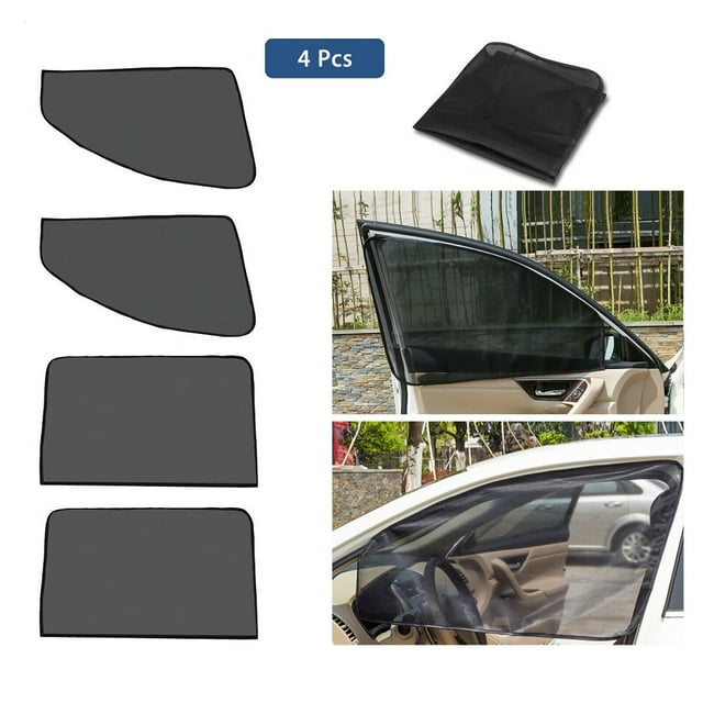 New Magnetic Sun Shade Front & Rear Car Window Screen Cover Sunshade ...