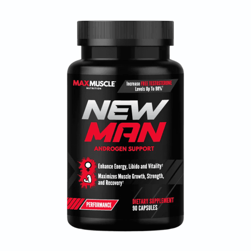 New Man Testosterone Booster by Max Muscle Sports Nutrition - 30 ...