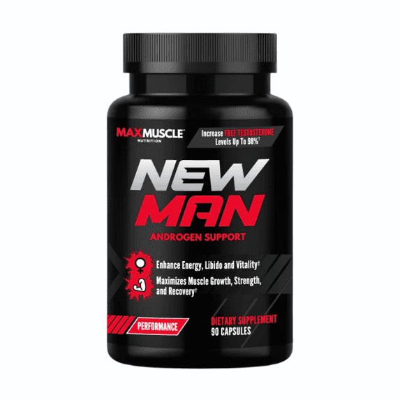 New Man Testosterone Booster by Max Muscle Sports Nutrition - 30 ...