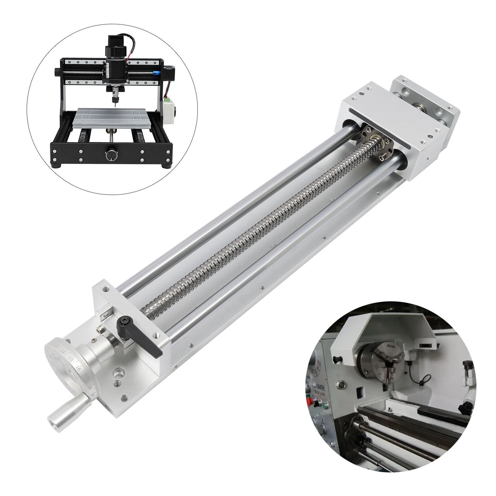 New Manual Sliding Table SFU1605 Ball Screw Linear Stage CNC Slide ...