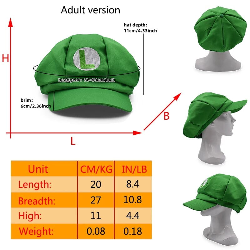 New Mario Luigi Plush Hat Cappy Mushroom Cap Cute Pink Sunscreen Cap ...