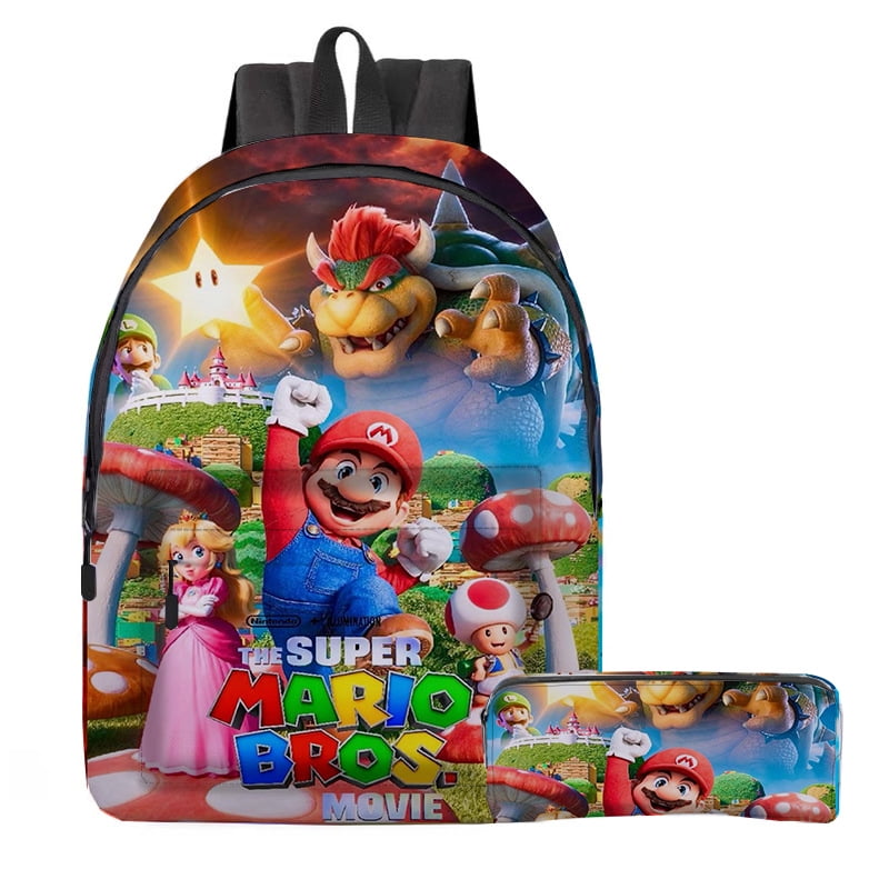 New Mario cartoon children and girls, grade 3 to 6 primary school ...