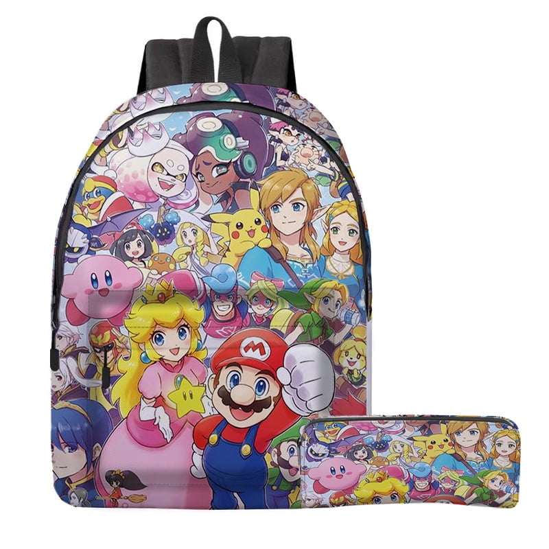 New Mario cartoon children and girls, grade 3 to 6 primary school ...