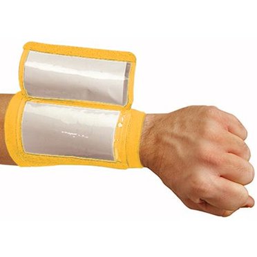 Wrist Coach X100 - Youth Playbook Wristband for Football Sports - Black ...