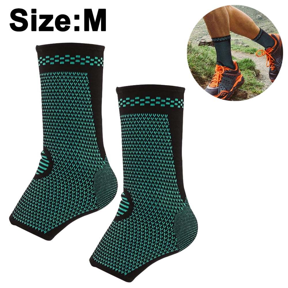 New Medical Compression Ankle Sleeve Socks (Pair) for Plantar Fasciitis ...